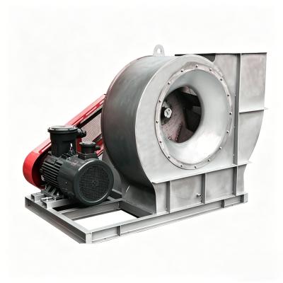 China W4-72 Series 550°C High-Temperature Centrifugal Fan with Backward-Curved Airfoil Blades and Water-Cooled Drive System for sale