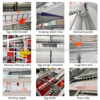 China Large Metal Hen Layer House Battery Cage Run Cheap Chicken Coop for Poultry for sale