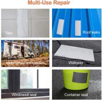 China Waterproof Car Roof Aluminum Foil Self-adhesive Bitumen Tape for Roof Crack Repair for sale