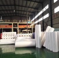 China Waterproof PP Spunbond Fabric Roll White Color For Non Woven Geotextiles 10cm-320cm for sale