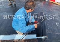 China PE Film SBS Waterproof Membrane Yellow Sand Schist 3mm 4mm Modified Bitumen Membrane for sale