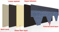 China 1000mm Length Asphalt Roofing Shingles With Online Technical Support for sale