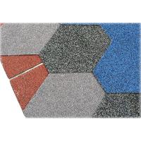 China Traditional Red Asphalt Roofing Sheet With Customizable Colors Bitumen Shingles for sale