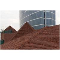 China Customized Shape Tab Asphalt Roof Tiles With Three Dimensional Colored Sand for sale
