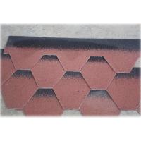 China Customized Shape Tab Asphalt Roof Tiles With Three Dimensional Colored Sand for sale
