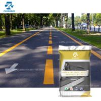 China Strong Adhesion Road Marking Powder Traffic Line Yellow Paint For Highways Quick Drying for sale