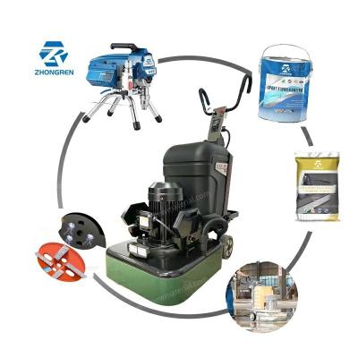 China Sales Well Epoxy Floor Grinder Concrete Handheld Concrete Floor Grinder and Polisher Concrete Floor Grinding Machine for sale