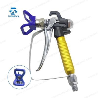 China Professional High Pressure Airless Paint Spray Gun Compatible With Airless Spraying Machine Nozzle Size for sale