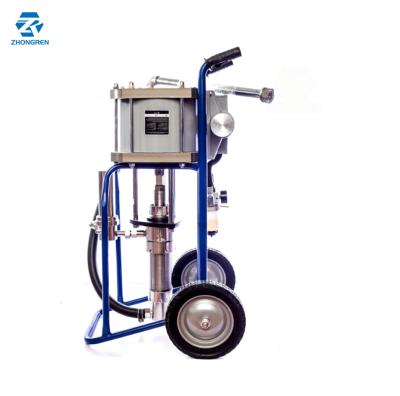 China ZR Airless Paint Spray Quick Shot Floor Spraying Pneumatic High Pressure Airless Paint Sprayer For Wall And Roof Spraying for sale