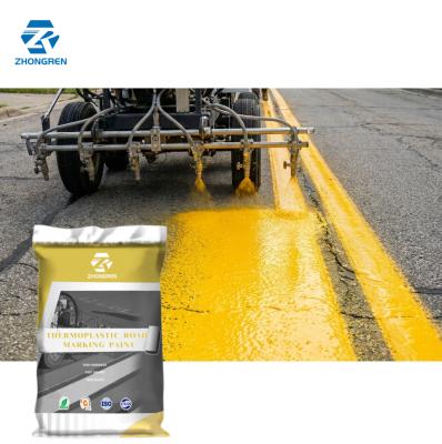 China Fast-Drying Crack-Resistant High-Visibility Thermoplastic Road Marking Paint for Highways and Airports for sale