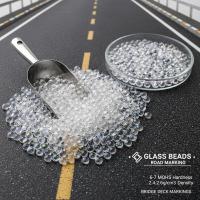 China Glass Beads for Road Marking with 6-7 MOHS Hardness and 2.4-2.6g/cm3 Density Ideal for Bridge Deck Markings for sale