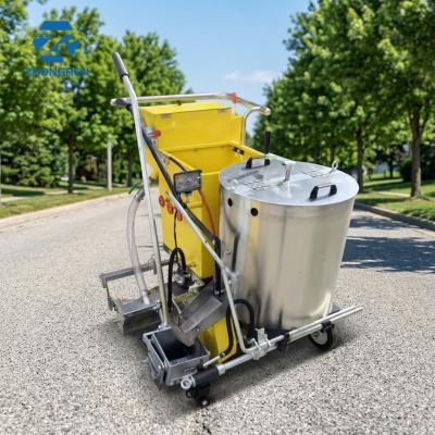 China ZR-RMR2 48V Lithium Battery Automatic Walking Hot Melt Road Marking Machine with 6-8H Battery Life for Highways and Parking Lots for sale
