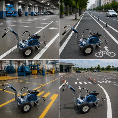 China Diaphragm Pump 23MPa 9L Road Marking Machine For Highways for sale