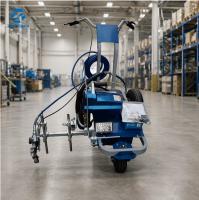 China 72V Battery Electric Airless Road Marking Paint Machine For Parking Lot Line Painting for sale