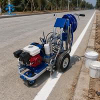 China ZR-12L Hydraulic Plunger Pump Automatic Road Marking Machine 21MPa for sale