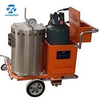 China Heavy Duty 1-3mm Thickness Thermoplastic Paint Machine Automatic Walking System for sale