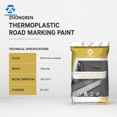 China AASHTO M249 EN1871 Standard Thermoplastic Road Marking Paint with 25% Glass Beads for Fast-Drying High Visibility for sale