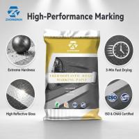 China Durable Reflective AASHTO M249 EN1871 Standard Thermoplastic Road Marking Paint with 25 Percent Glass Beads for sale