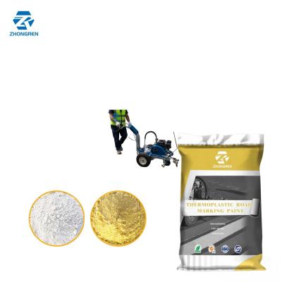 China Quick Drying High Reflectivity Durable Thermoplastic Road Marking Paint Hot Melt Marking Paint for sale