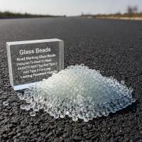 China Glass Beads Road Marking Glass Beads Designed To Meet AASHTO M247 Type 1 And Type 2 For Long Lasting Pavement Visibility for sale