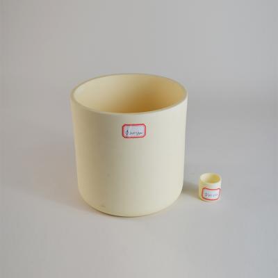 China High Purity Refractory Alumina Crucible White Color For Industrial Analysis for sale