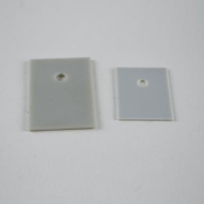 China Aluminum Nitride Ceramic Plates for Semiconductor Chip Mounts Custom Cutting Service High Thermal Conductivity for sale