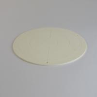 China High Purity 99% Alumina Ceramic Plate Metallurgy Setter Plate Customized Size for sale