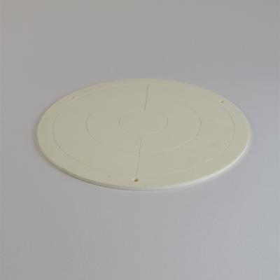 China High Purity 99% Alumina Ceramic Plate Metallurgy Setter Plate Customized Size for sale