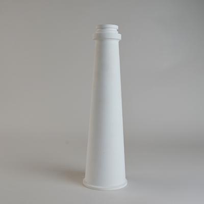 China High Purity Alumina Ceramic Cone For Protection Pipe Lining High Wear Resistant for sale
