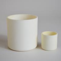 China High Form Alumina Ceramic Arc Crucible Industrial Ceramic Parts High Temp Resistance for sale