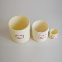 China Isostatic Pressure Al2O3 Alumina Ceramic Crucible For Melting Furnace Custom Capacity for sale