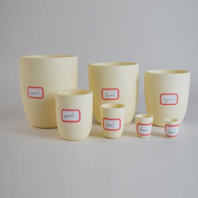 China High Pure Alumina Ceramic Crucible Al2o3 Cylindrical Crucible Chemical Resistance for sale