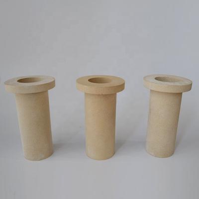 China Industrial Mullite Ceramic Insulator Tube Alumina Ceramic Components High Temperature for sale