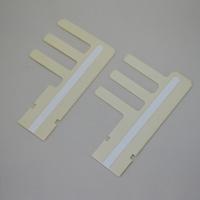 China Customized Alumina Ceramic Arm End Effector High Temperature Wafer Handling Parts for sale