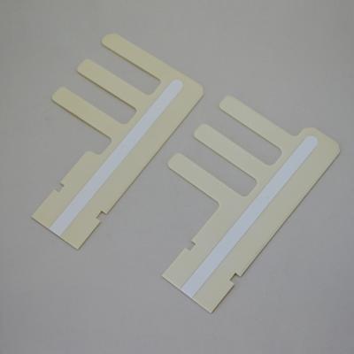 China Customized Alumina Ceramic Arm End Effector High Temperature Wafer Handling Parts for sale