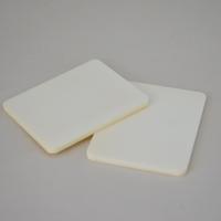 China CNC Machined Alumina Liner Plate High Precision Durability Bolt Holes Custom Size for sale