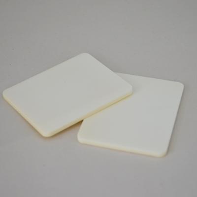 China CNC Machined Alumina Liner Plate High Precision Durability Bolt Holes Custom Size for sale