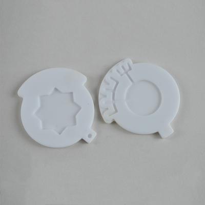China 95% Alumina Ceramic Ring Washer Al2o3 Spacer Gasket With Hole Electrical Insulation for sale