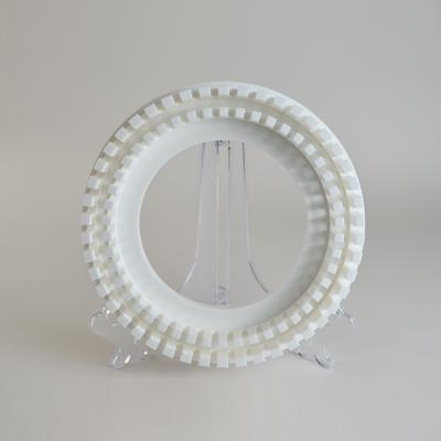 China OEM Size ZrO2 Zirconia Ceramic Parts Ceramic Gear Ring High Strength for sale