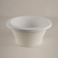 China High Alumina White Ceramic Pouring Cup Ceramic Foundry for Refractory Applications for sale