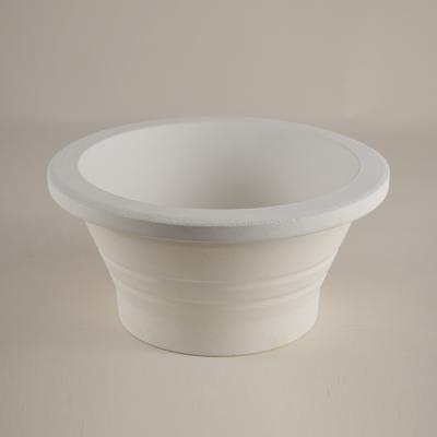 China High Alumina White Ceramic Pouring Cup Ceramic Foundry for Refractory Applications for sale