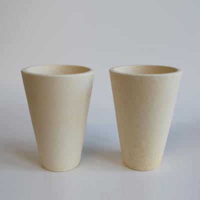 China Fire Assay Lab Usage Gold Melting Refractory Ceramic Crucible Custom High Temperature for sale