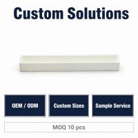 China Lab Rectangular Thin Alumina Boat Crucible For Tube Furnace for sale