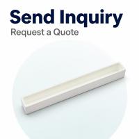 China Lab Rectangular Thin Alumina Boat Crucible For Tube Furnace for sale