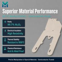 China 99.7% High-Purity Alumina Ceramic Semiconductor Arm with High Electrical Insulation and Thermal Resistance Up to 1600°C for sale