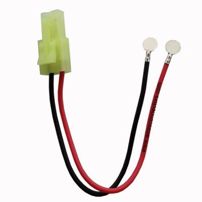 China OEM ODM Mini Tamiya EL 2P 4.5mm Pitch Connector Wire Harness with Nickel Tabs Battery Cable Assembly for sale