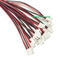 China Custom 2 Pin JST XH 2.54mm Male Connector with 26 AWG Wire 30cm Cable for Wire Harness for sale