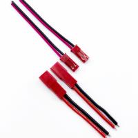 China Custom JST 2pin Male Female Connector Wire Harness 26AWG Silicone Cable 1.25mm Pitch for sale