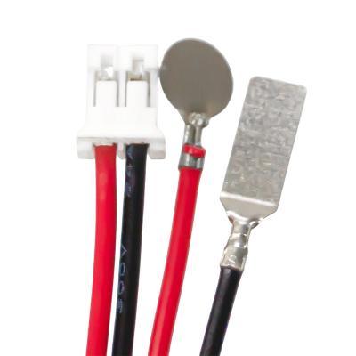 China JST XH 2.54mm 2-Pin Connector Cable Assembly 26AWG UL1007 Nickel Plated Battery Wire Harness for sale