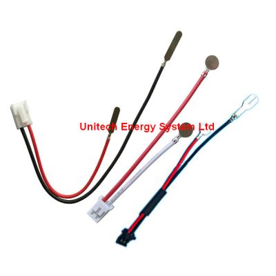 China Nickel Plated Battery Wire Harness 6x8mm Terminal UL1571 22AWG Copper Cable Assemblies for sale